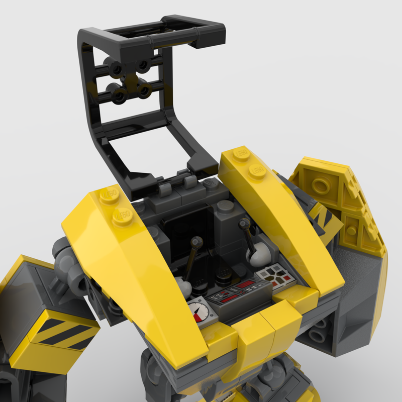 LEGO MOC Construction Mech by CantonOfUnorthodoxy | Rebrickable - Build ...