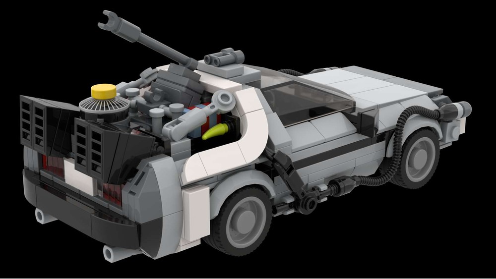 Lego Moc Back To The Future Delorean By Maikusan Rebrickable