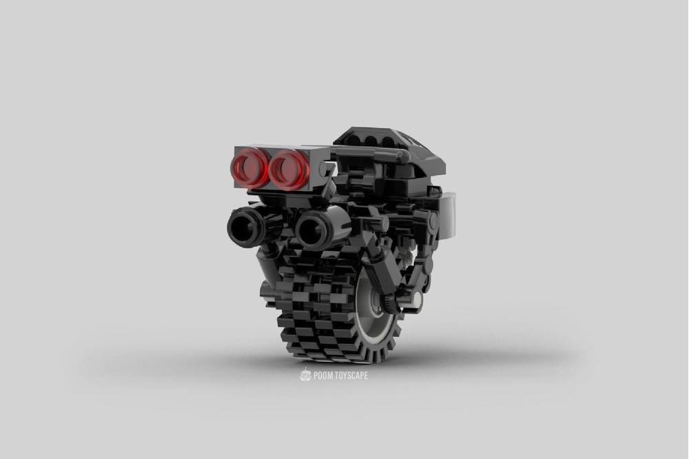 LEGO MOC Easy Bike ONE wheel by poom_ts | Rebrickable - Build with LEGO