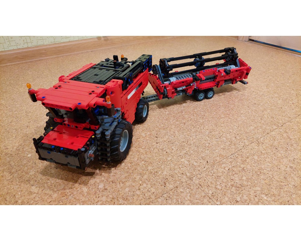 Lego Moc Combine Harvester By Greatbilder Rebrickable Build With Lego