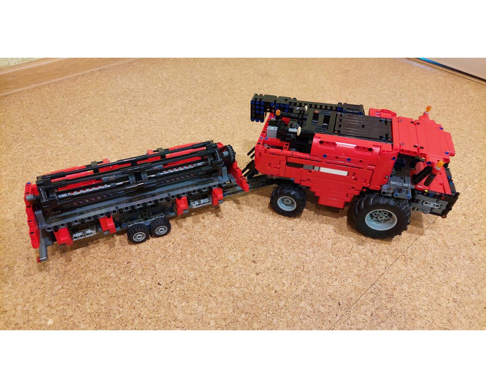 Lego Moc Combine Harvester By Greatbilder Rebrickable Build With Lego