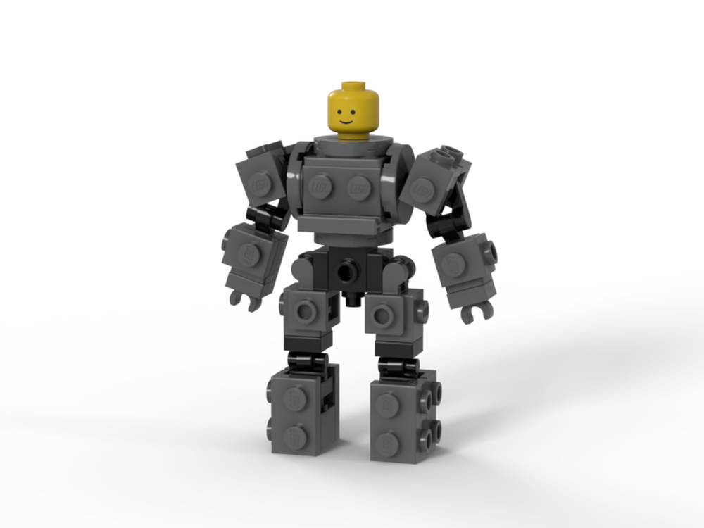LEGO MOC Large knight minifigure frame by Sand52 | Rebrickable - Build ...
