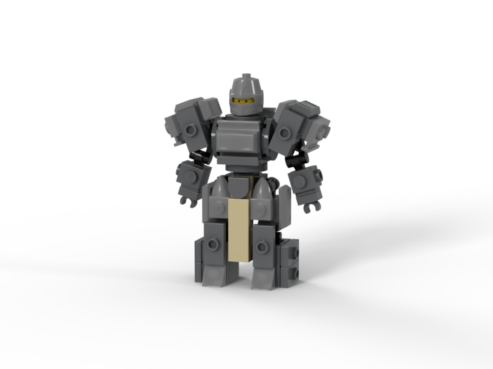 LEGO MOC Large knight minifigure frame by Sand52 | Rebrickable - Build ...