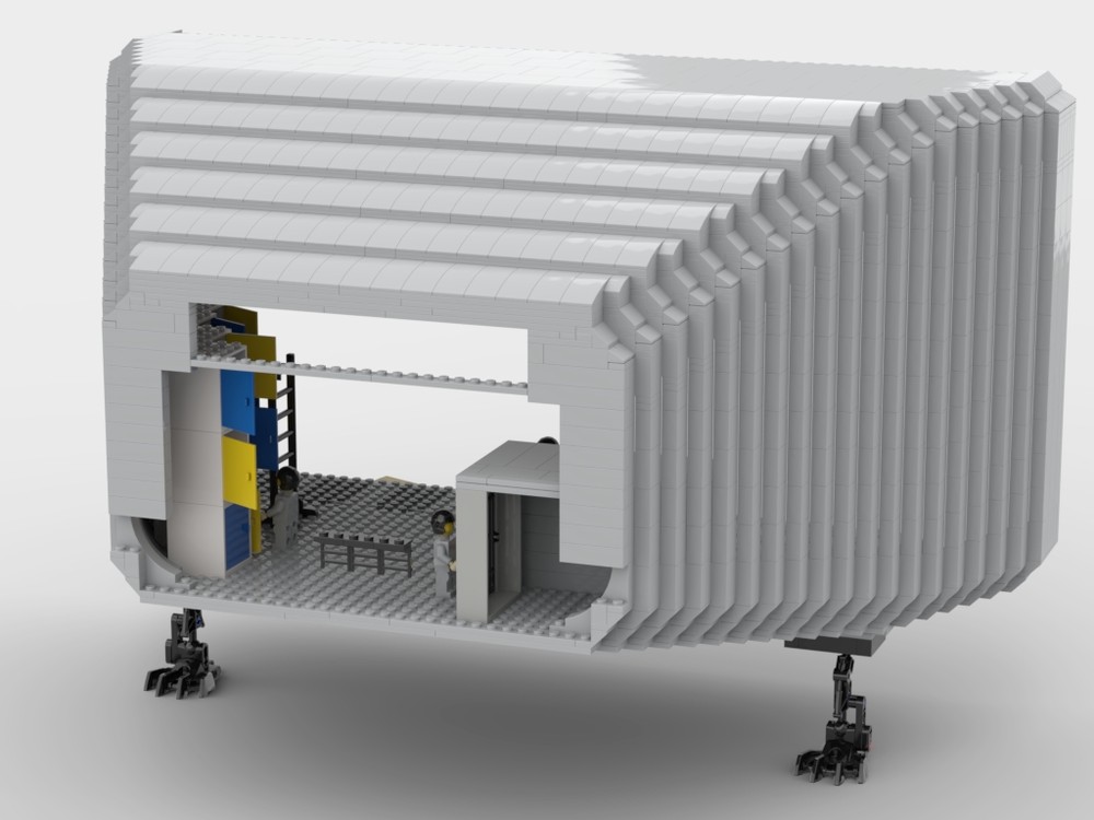 Lego Moc Space Mothership By Etphhm Rebrickable Build With Lego