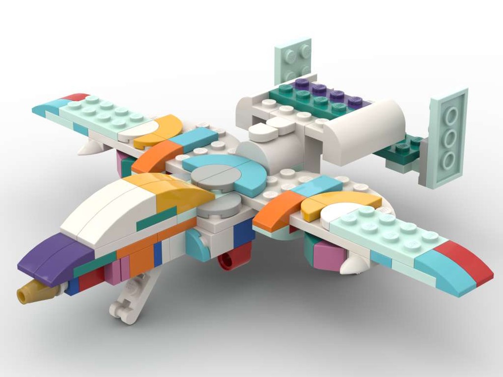 LEGO MOC 31140 A-10 Thunderbolt (''Warthog'') by meregt | Rebrickable ...