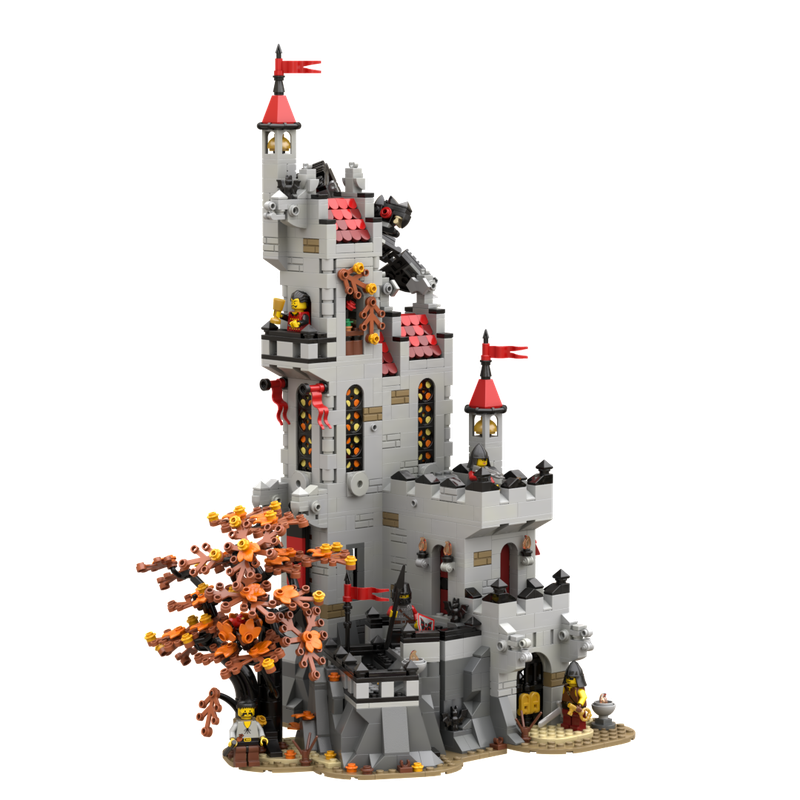 LEGO MOC Fright Knights - Basil's Manor by Alauch | Rebrickable - Build ...