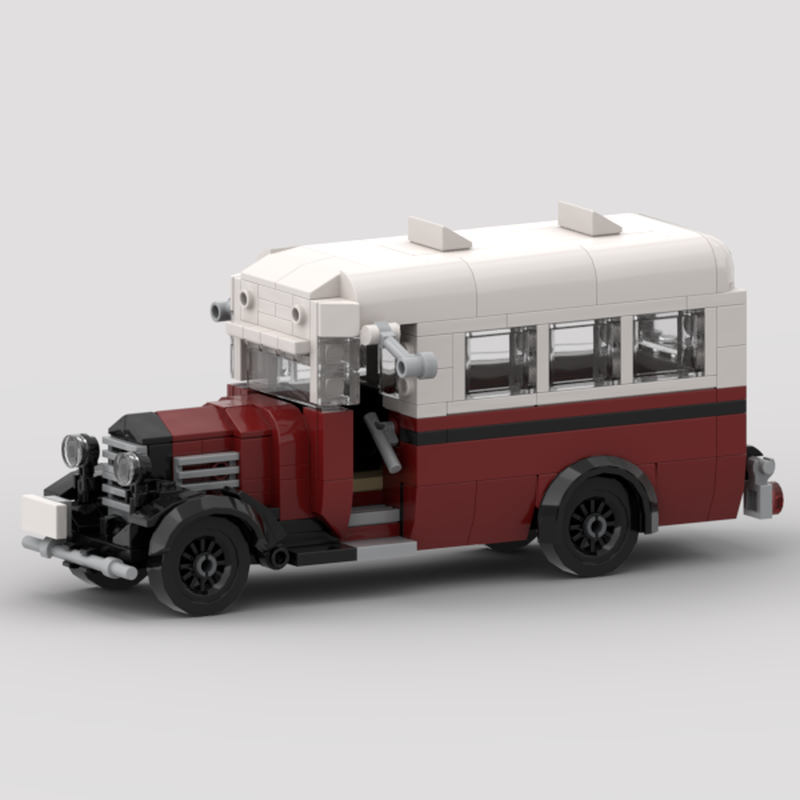 LEGO MOC 1935 DIAMOND-T BUS by BrickBuildCustoms | Rebrickable - Build ...