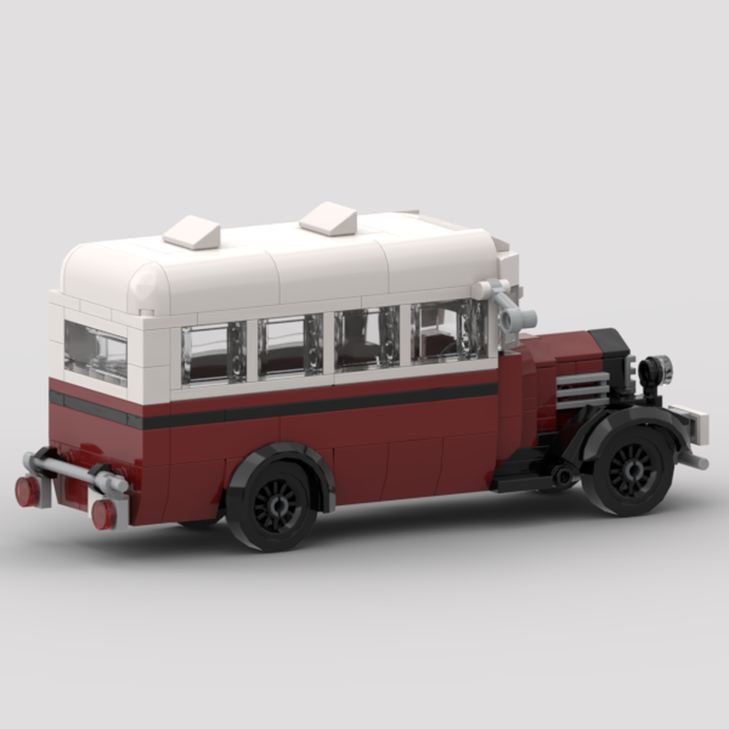 LEGO MOC 1935 DIAMOND-T BUS by BrickBuildCustoms | Rebrickable - Build ...