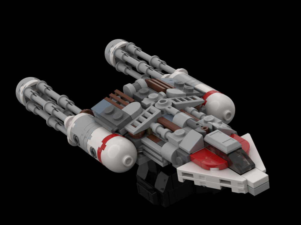 LEGO MOC Y-Wing Starfighter by x_luca_x3 | Rebrickable - Build with LEGO