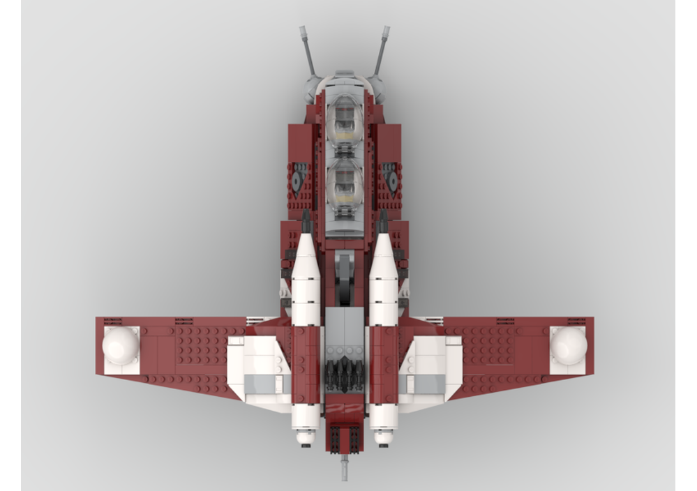 LEGO MOC Coruscant Guard Gunship Mod (V2) by Eolingan | Rebrickable ...