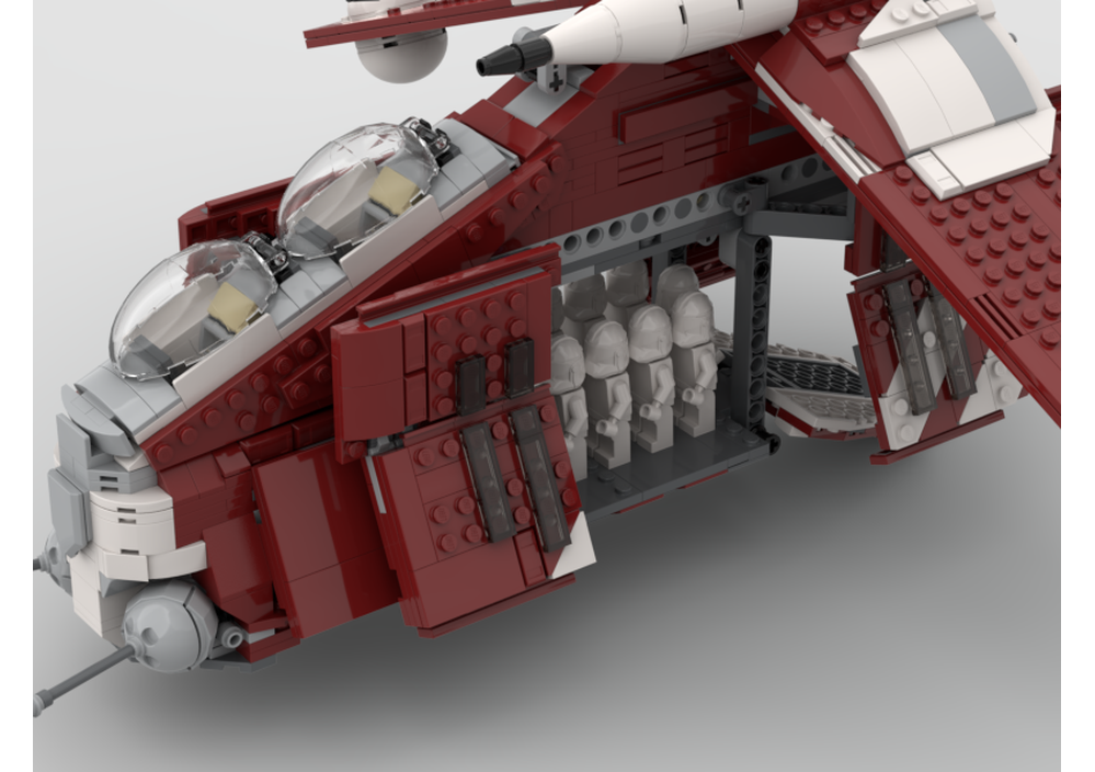 LEGO MOC Coruscant Guard Gunship Mod (V2) by Eolingan | Rebrickable ...
