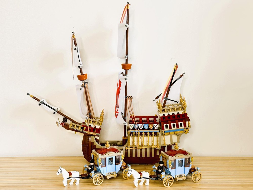 LEGO MOC The Mary Rose - Combining 2 x 76440 Triwizard Tournament ...