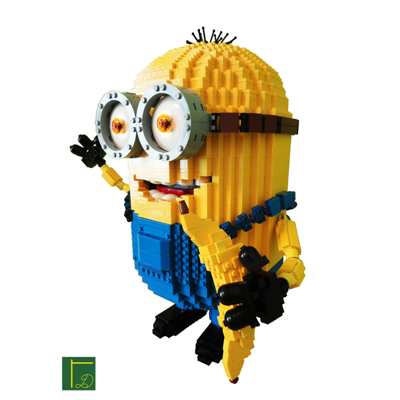 LEGO MOC Minion by downhilljoe | Rebrickable - Build with LEGO