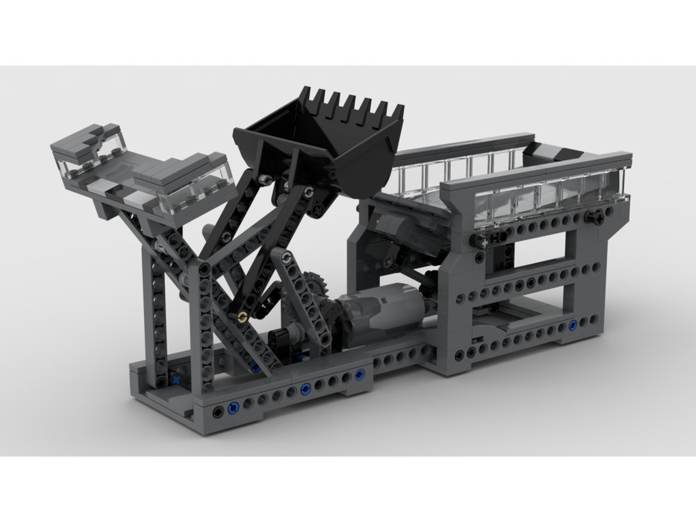 Lego Moc Gbc Dozer Linkage Xl By Theravenau Rebrickable Build With