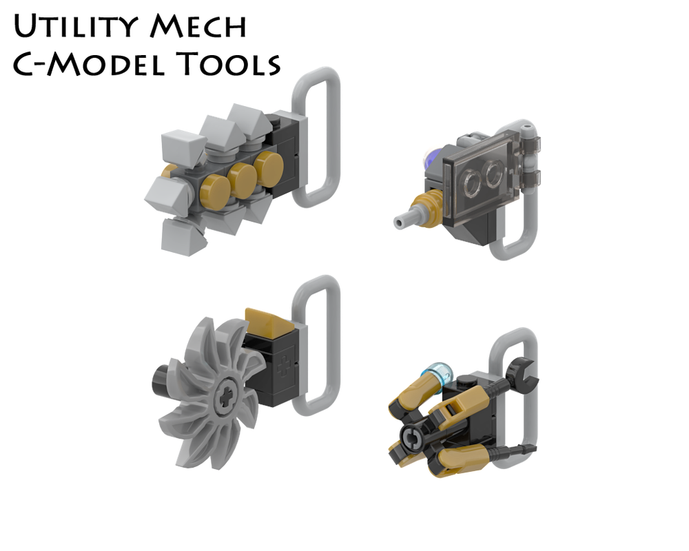 Lego Moc Utility Mech By Mecherror Rebrickable Build With Lego