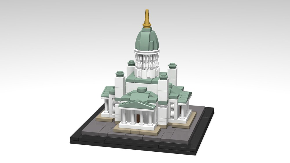 LEGO MOC Helsinki Cathedral by tralux21 | Rebrickable - Build with LEGO