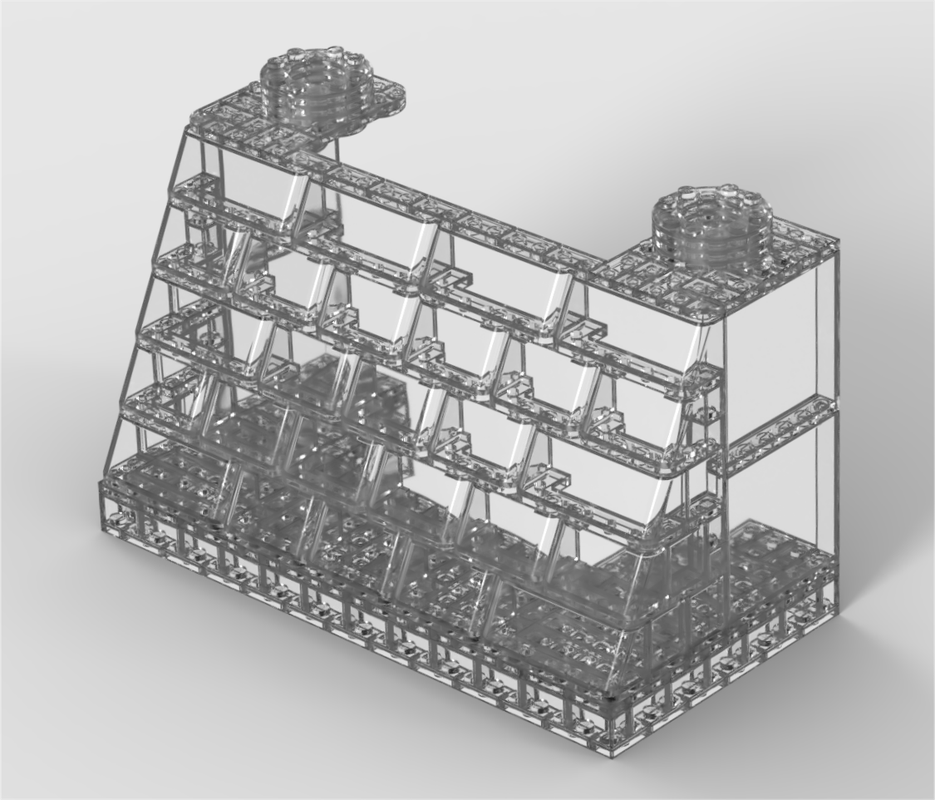 LEGO MOC Upscaled windscreen by Briquoleur | Rebrickable - Build with LEGO