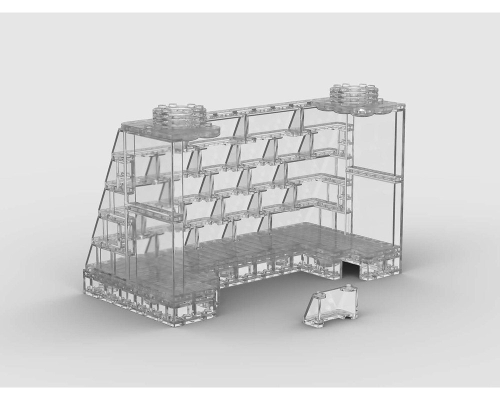 LEGO MOC Upscaled windscreen by Briquoleur | Rebrickable - Build with LEGO