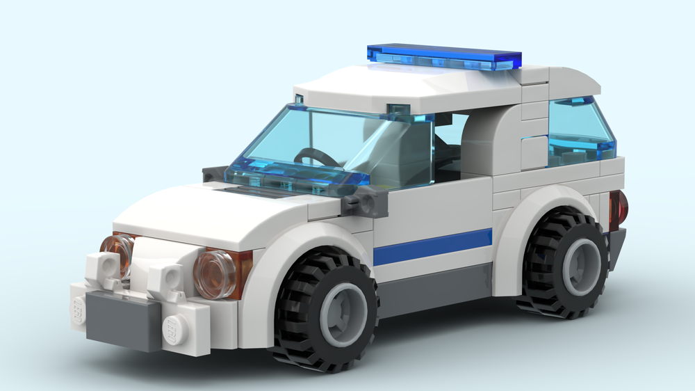 LEGO MOC City Police Car - 2011 Inspired - Build 2 by AFOL_Railfan ...
