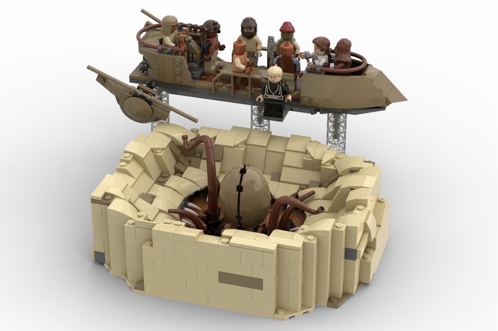 LEGO MOC Better Sarlacc Pit - 75396 mod by Renk | Rebrickable - Build ...