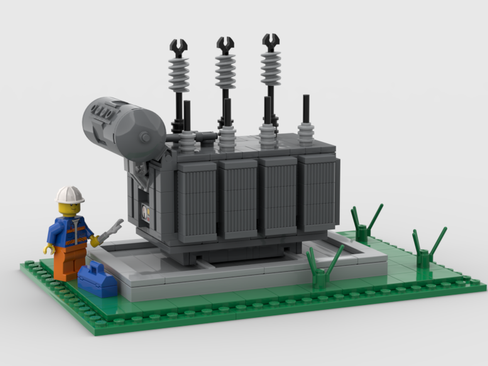 LEGO MOC high voltage transformer by cornflake67 | Rebrickable - Build ...