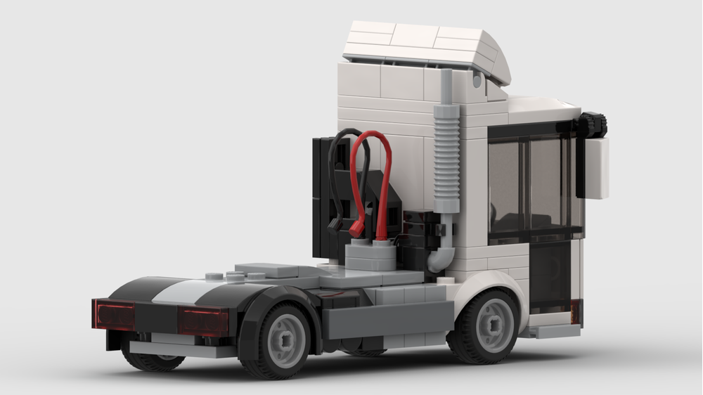 Lego Moc Low Entry Tractorlow Deck By Phigeon Rebrickable Build