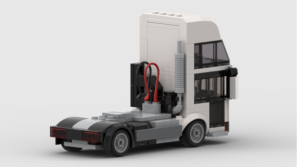 Lego Moc Low Entry Tractorlow Deck With Sleeper Berth By Phigeon