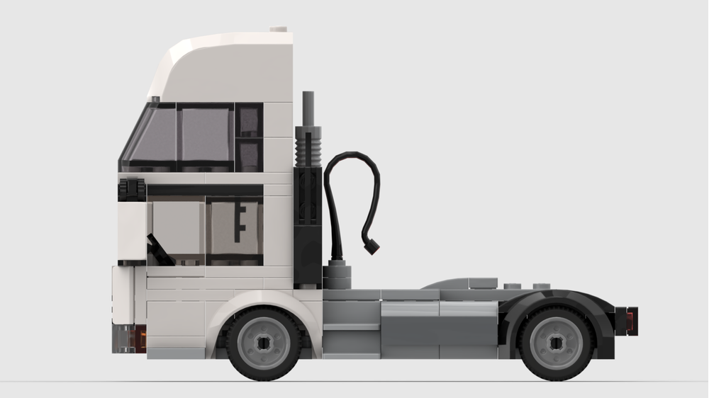 Lego Moc Low Entry Tractorlow Deck With Sleeper Berth By Phigeon