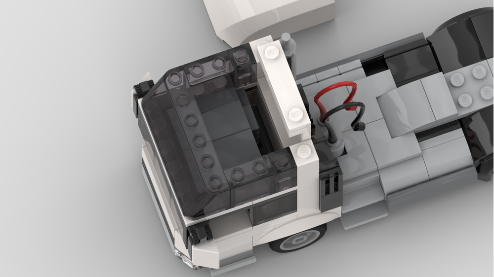 Lego Moc Low Entry Tractorlow Deck With Sleeper Berth By Phigeon