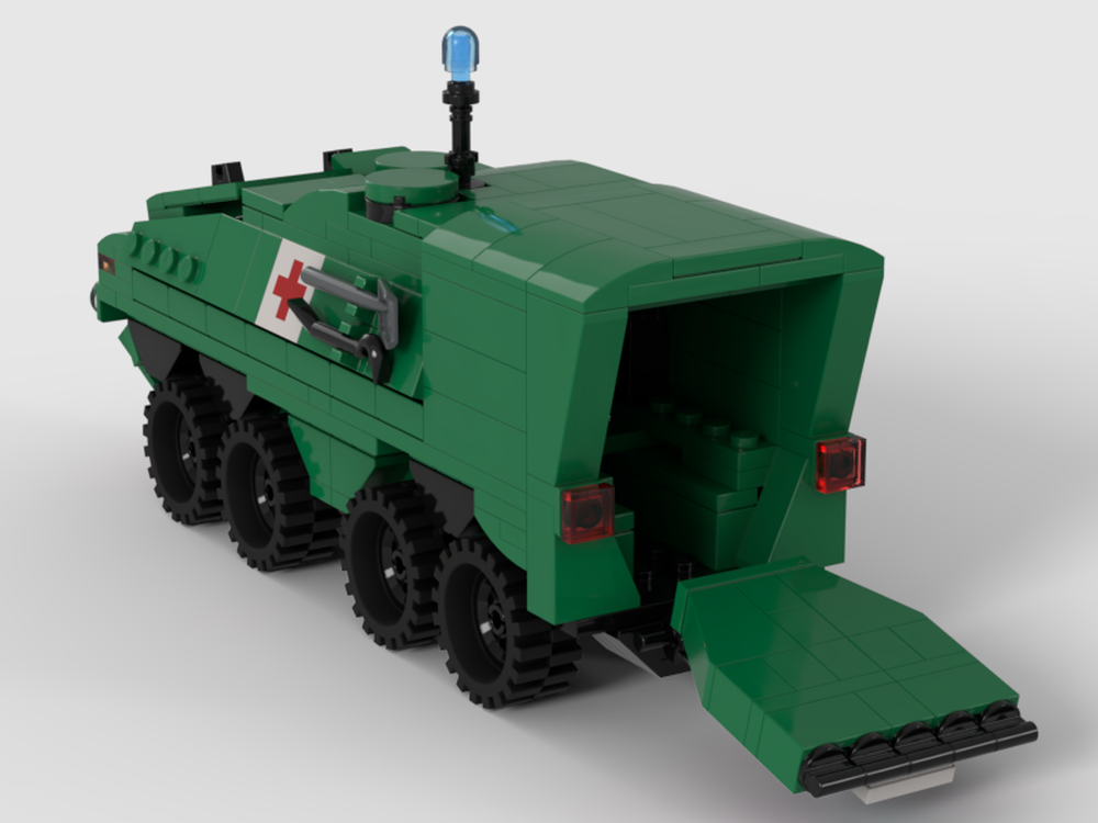 LEGO MOC Army Medic transporter by Toothpick-NL | Rebrickable - Build ...