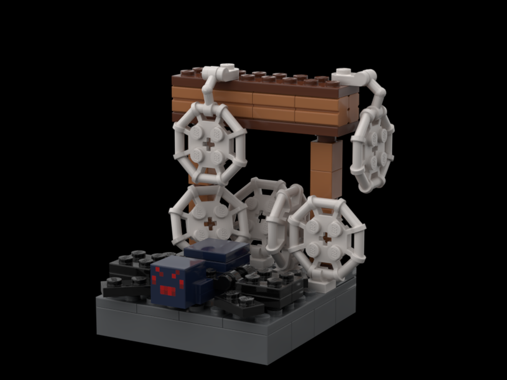 LEGO MOC Minecraft Cave Spider stand by BreezeBricks | Rebrickable ...