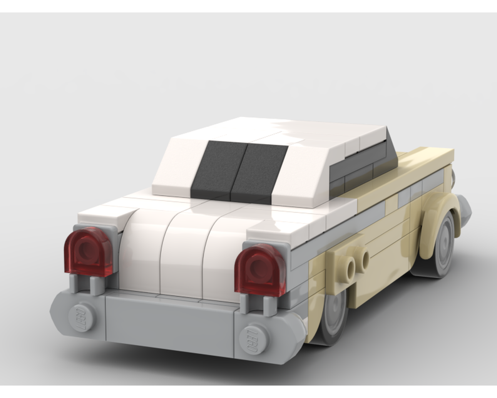 LEGO MOC 5 wide classic car. by Pumpapastej | Rebrickable - Build with LEGO