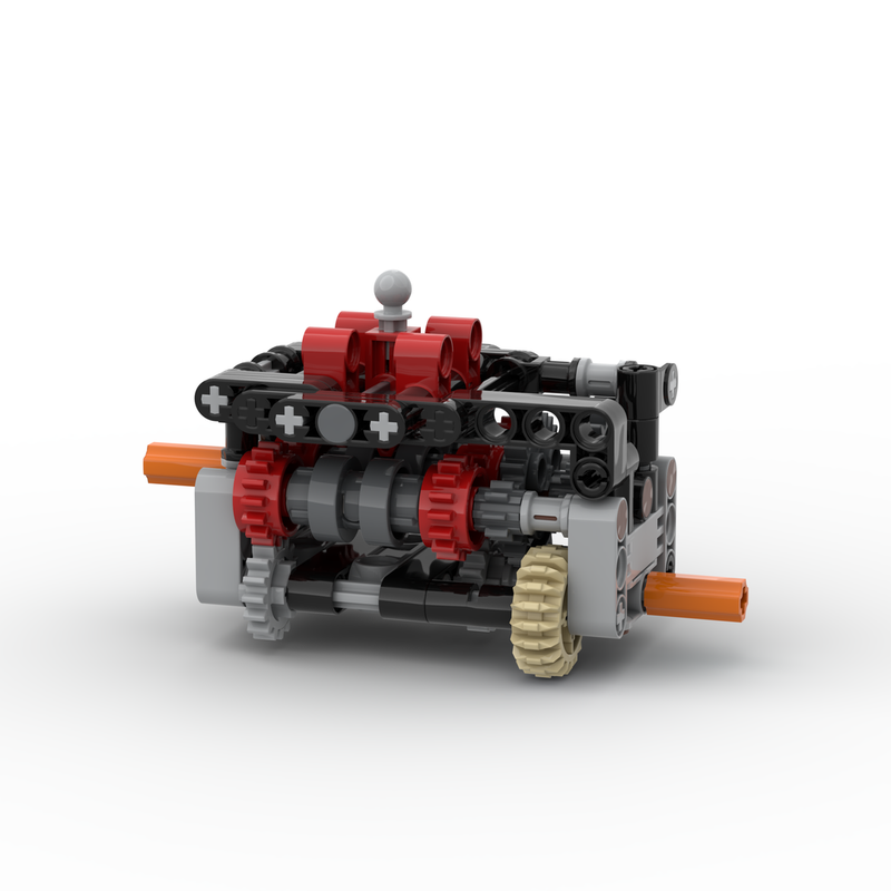 Lego Moc 6 Speed Gearbox By Kucmocs Rebrickable Build With Lego