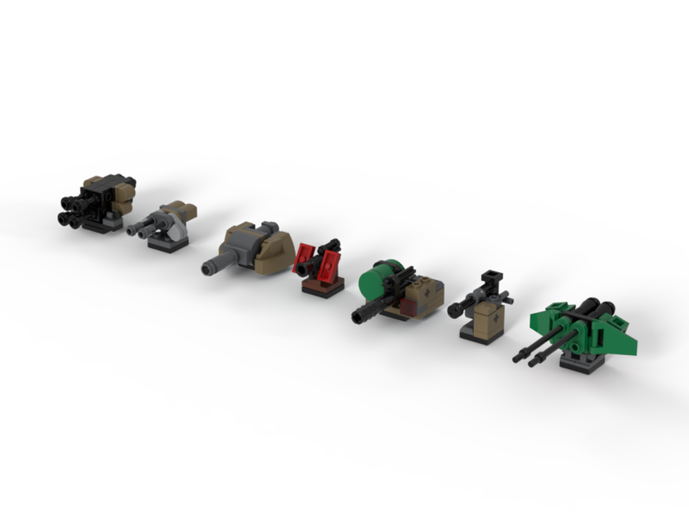 LEGO MOC Crossout - Weapon Pack by Double_U_Bricks | Rebrickable ...