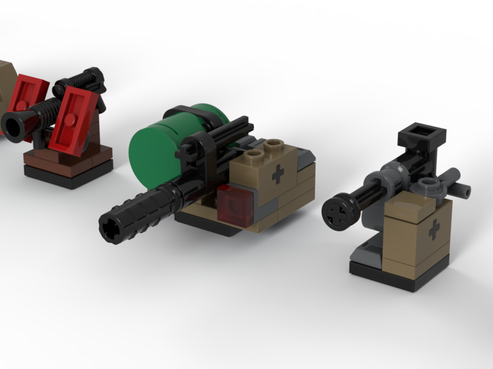 LEGO MOC-191420 Crossout - Weapon Pack by Double_U_Bricks | Rebrickable ...
