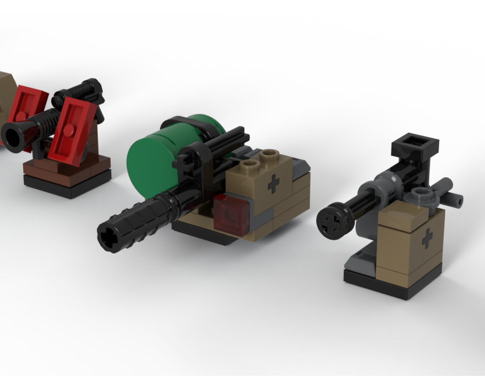 LEGO MOC Crossout - Weapon Pack by Double_U_Bricks | Rebrickable ...