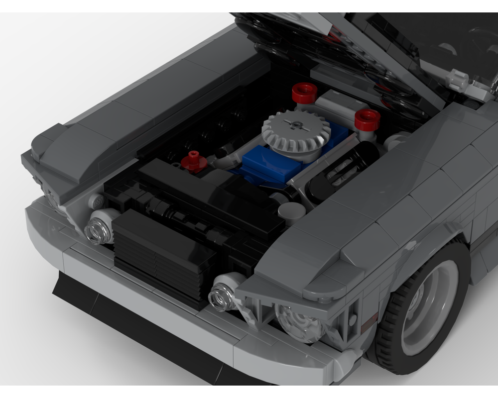 Lego Moc Mustang Boss 429 By Linse Rebrickable Build With Lego