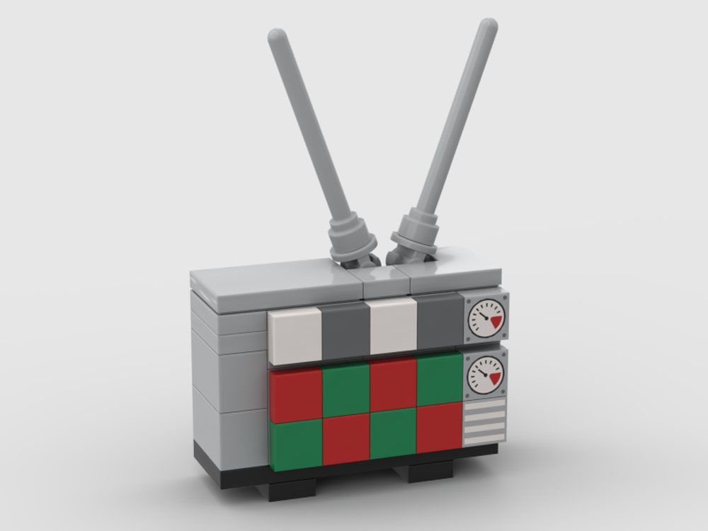 LEGO MOC Old tv by Kid Stripes | Rebrickable - Build with LEGO