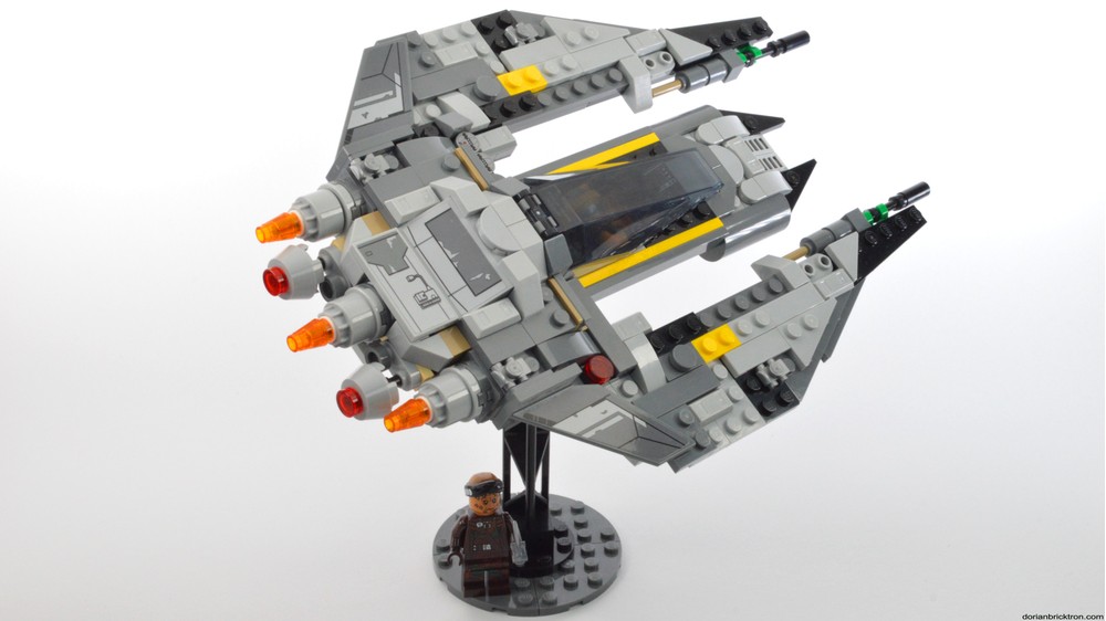 LEGO MOC Pirate Fang Fighter by dorianbricktron | Rebrickable - Build ...