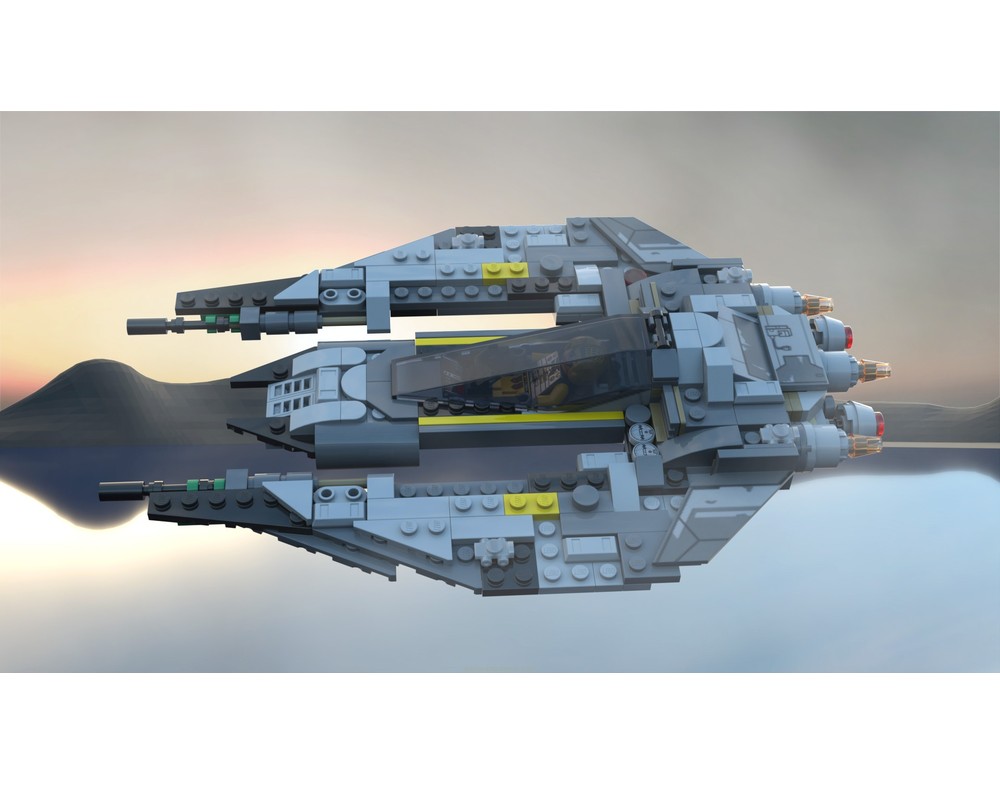 LEGO MOC Pirate Fang Fighter by dorianbricktron | Rebrickable - Build ...