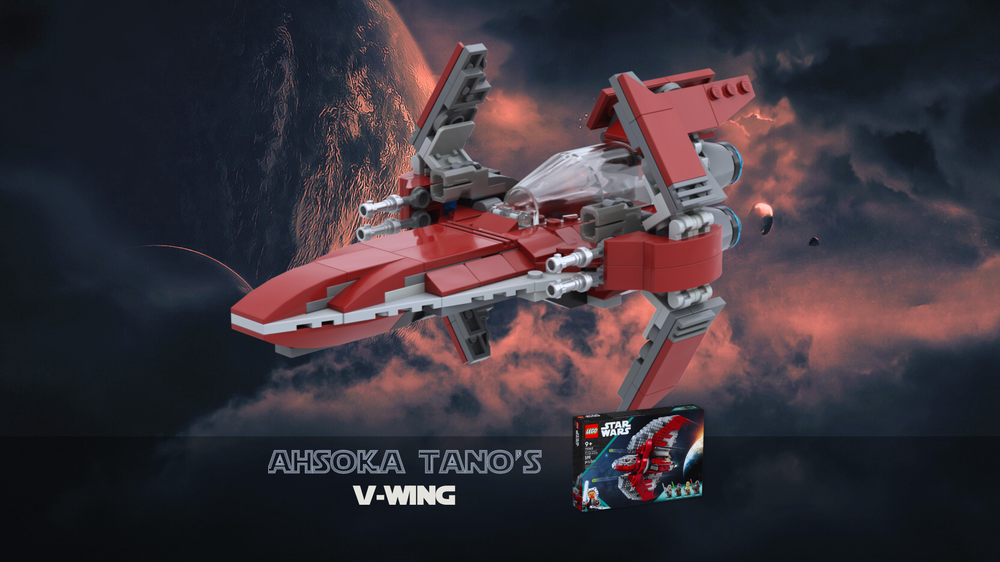 LEGO MOC Ahsoka Tano's V-Wing - 75362 alternative by zsoltom ...