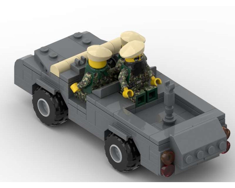 Lego Moc Land Rover Pink Panther By Theevilcactus Rebrickable