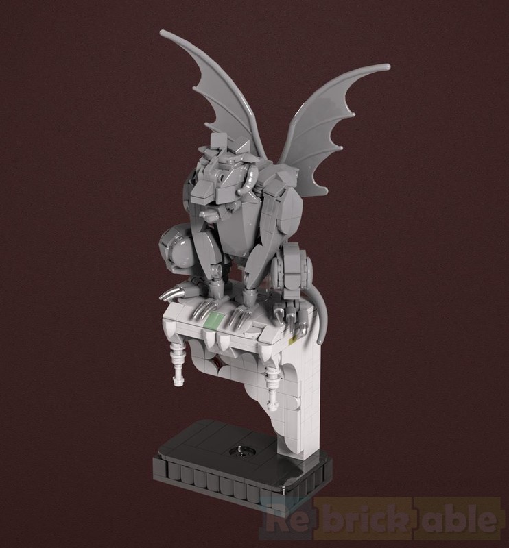 LEGO MOC Gargoyle by Corvus_Le_Goth | Rebrickable - Build with LEGO