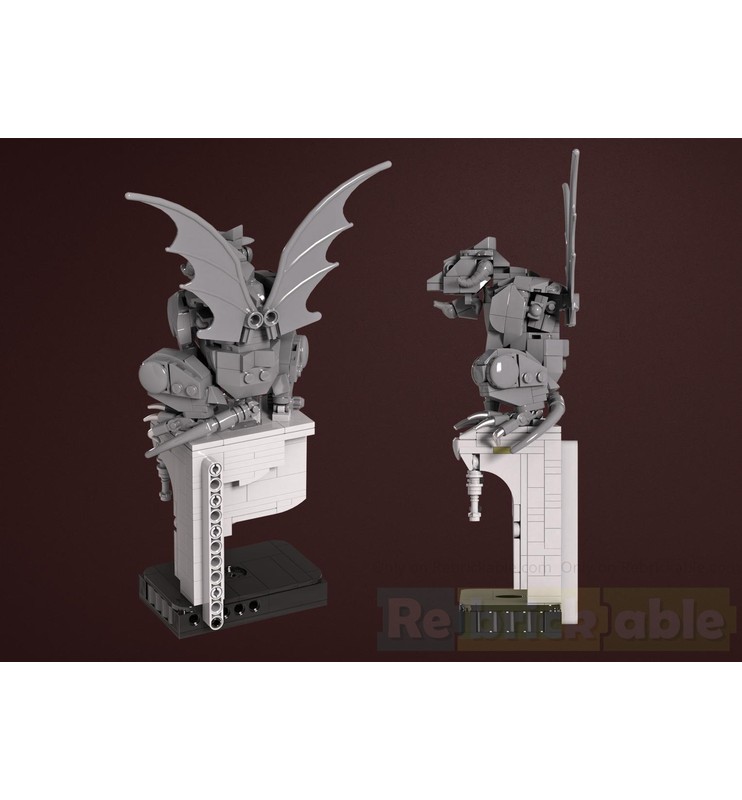 LEGO MOC Gargoyle by Corvus_Le_Goth | Rebrickable - Build with LEGO
