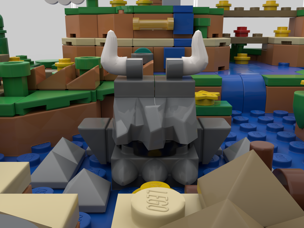 LEGO MOC Super Mario World - Dinosaur Land Map by Super Brick Dude ...