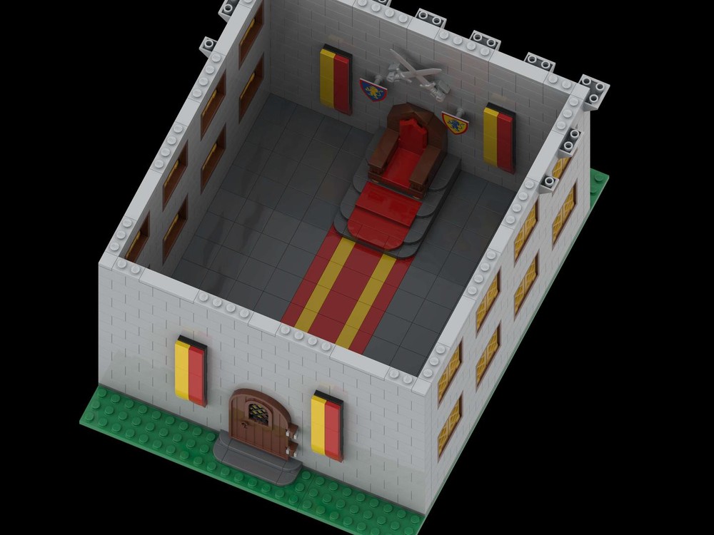 LEGO MOC Modular Castle Throne Room and King's Living Quarters by ...