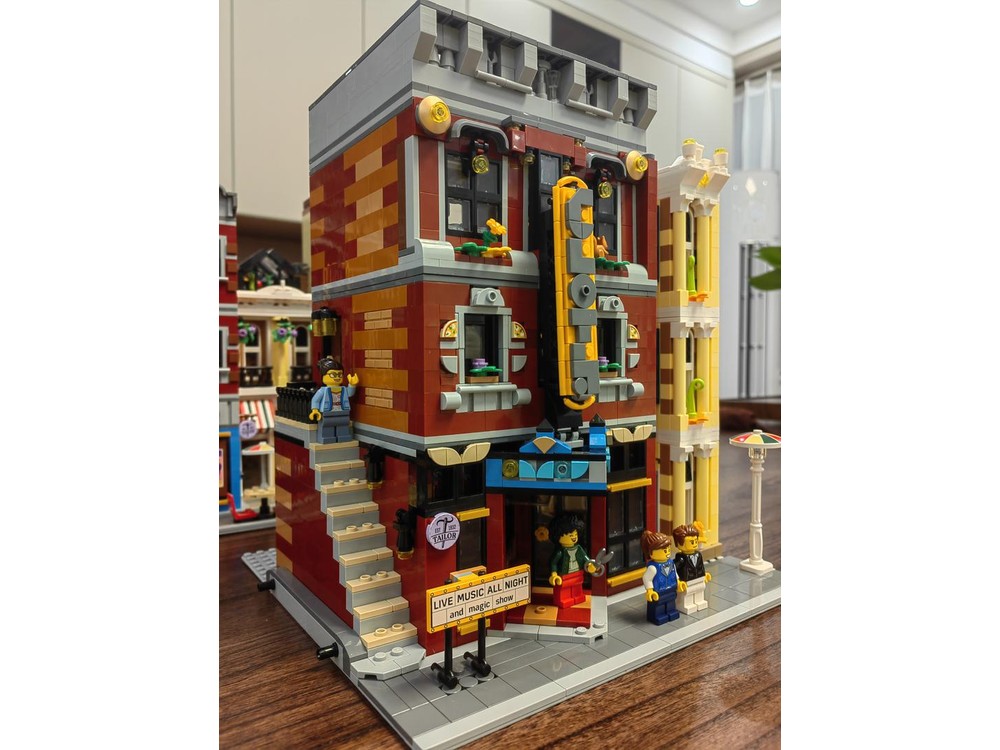 Lego Moc Hair Salon And The Tailor Shop By Yuuerr Rebrickable Build