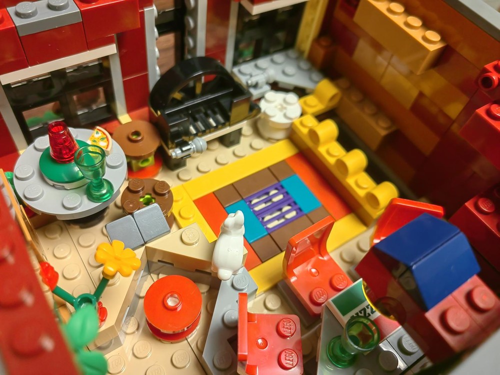 Lego Moc Hair Salon And The Tailor Shop By Yuuerr Rebrickable Build
