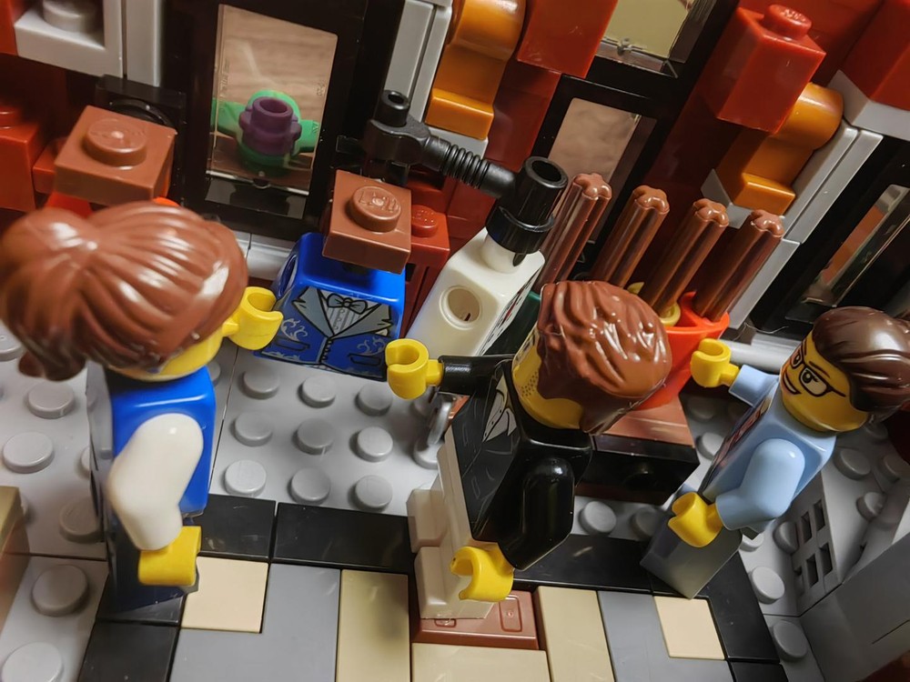 Lego Moc Hair Salon And The Tailor Shop By Yuuerr Rebrickable Build