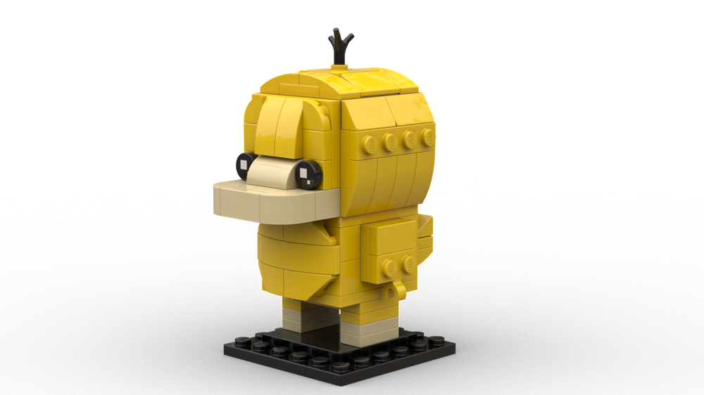 LEGO MOC Psyduck by CavemanSindahlMan | Rebrickable - Build with LEGO